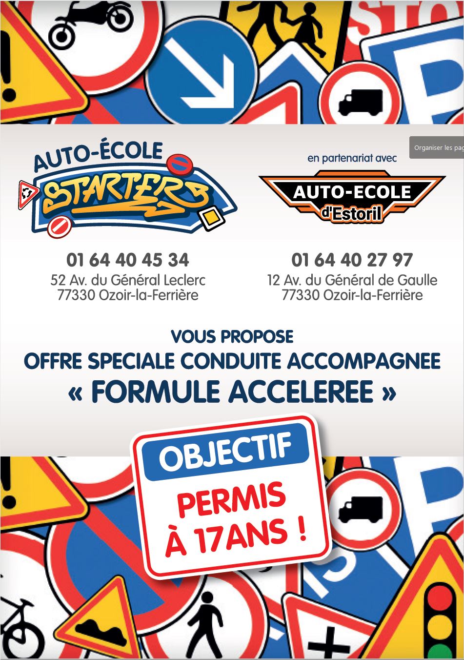 Page d'accueil - Auto Ecole STARTER